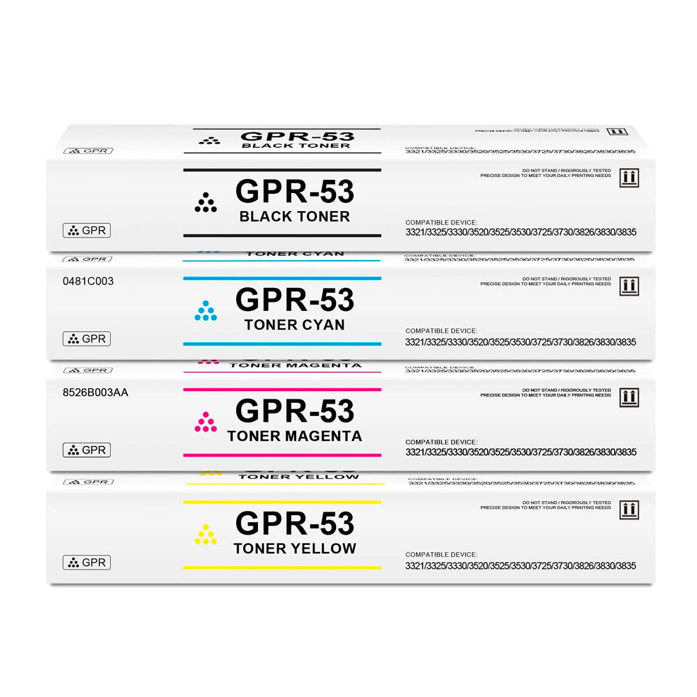 Kit de Tóner Canon GPR-53 Compatible para iR ADV C3330i, C3325i, C3530i ...
