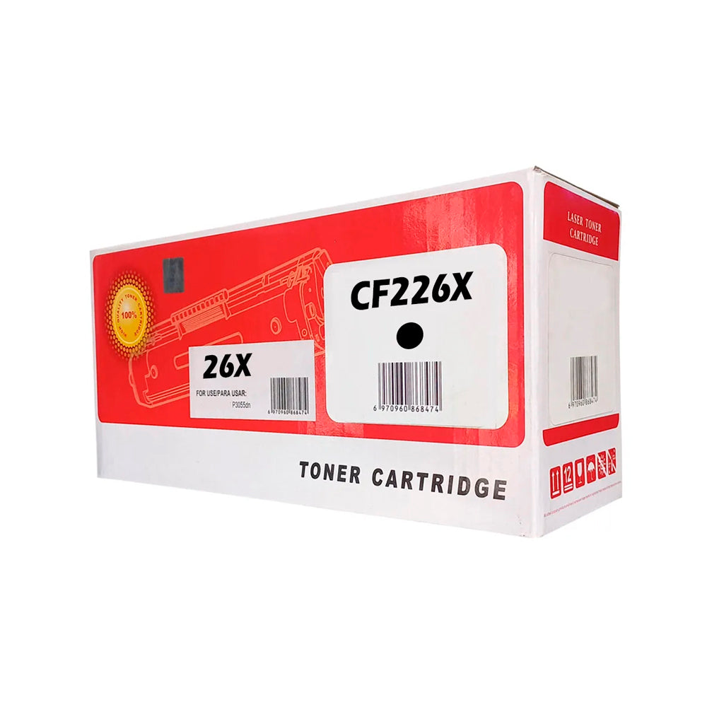Tóner Compatible HP 26X CF226X – Cartucho Negro Alta Capacidad | 9,000 ...