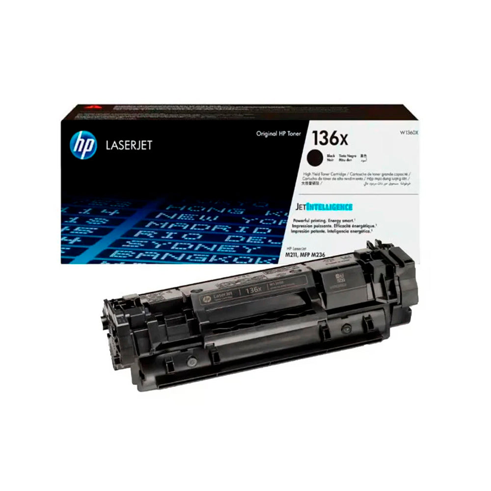 Toner HP 136X W1360X Negro Laserjet M211, Mfp M236, M209Dwe – Green Data